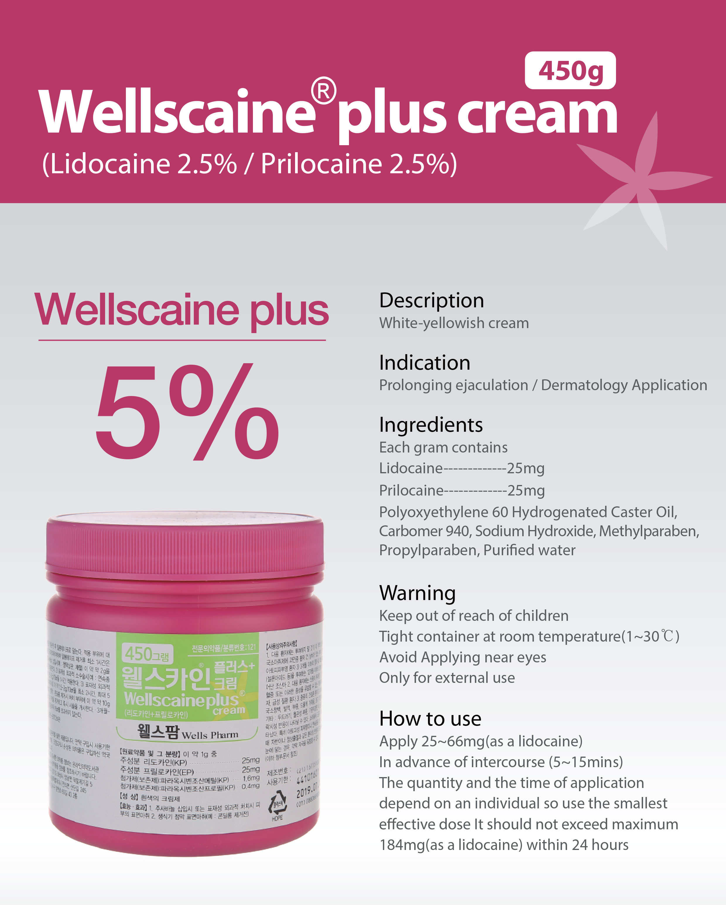 Wellscaine Plus Cream - Select in china